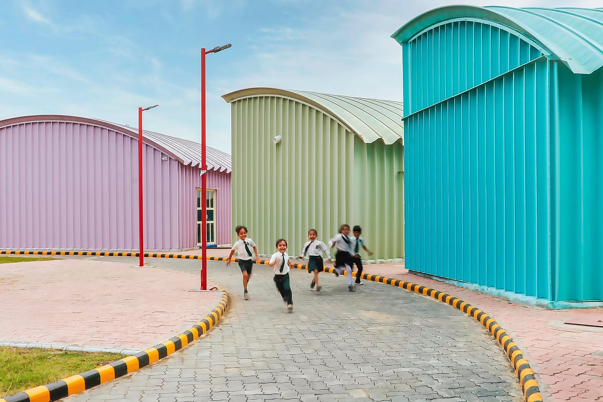 Whimsical Colours and Playful Learning: Exploring a Vibrant Preschool