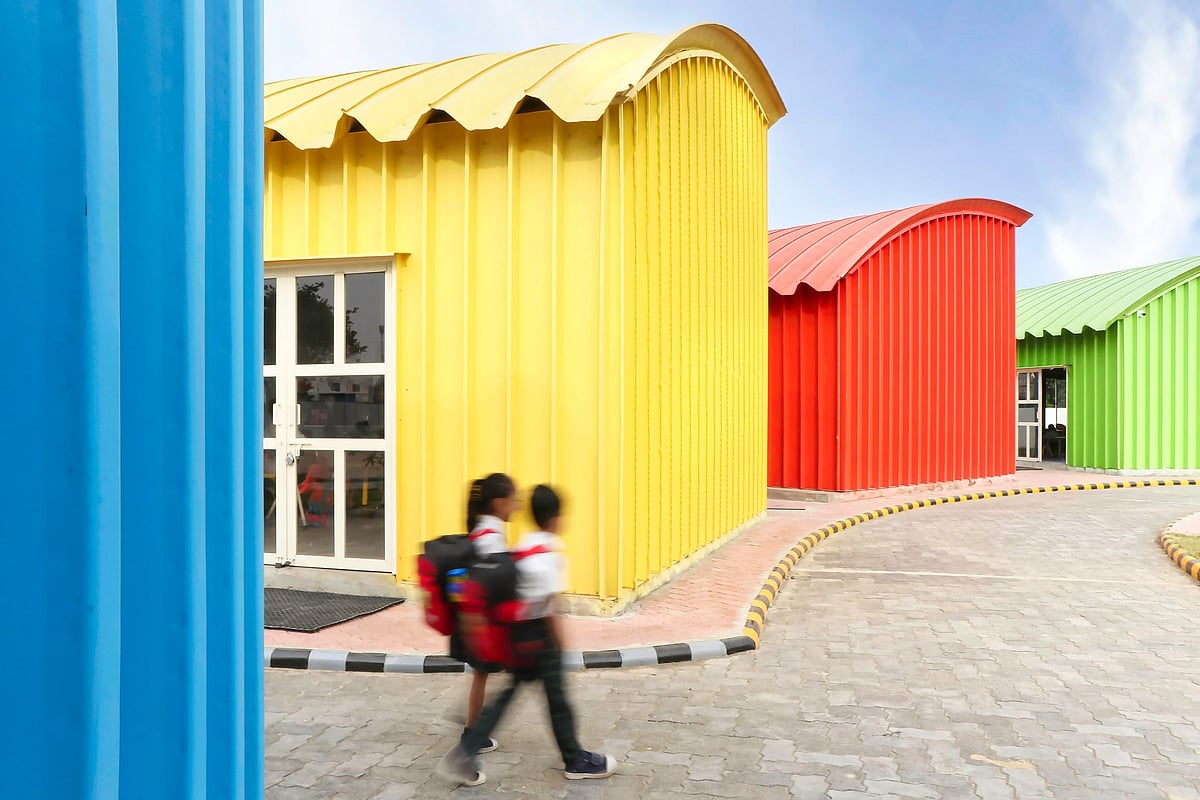 Whimsical Colours and Playful Learning: Exploring a Vibrant Preschool