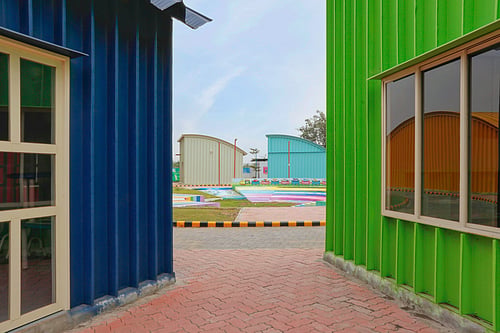 Whimsical Colours and Playful Learning: Exploring a Vibrant Preschool
