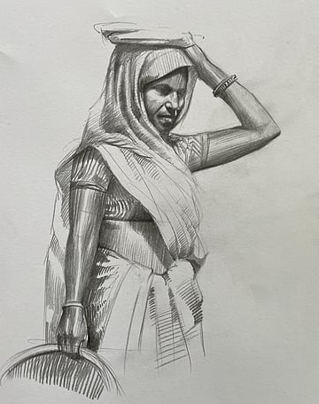 Capturing Human's Essence Through Lines and Pencils!