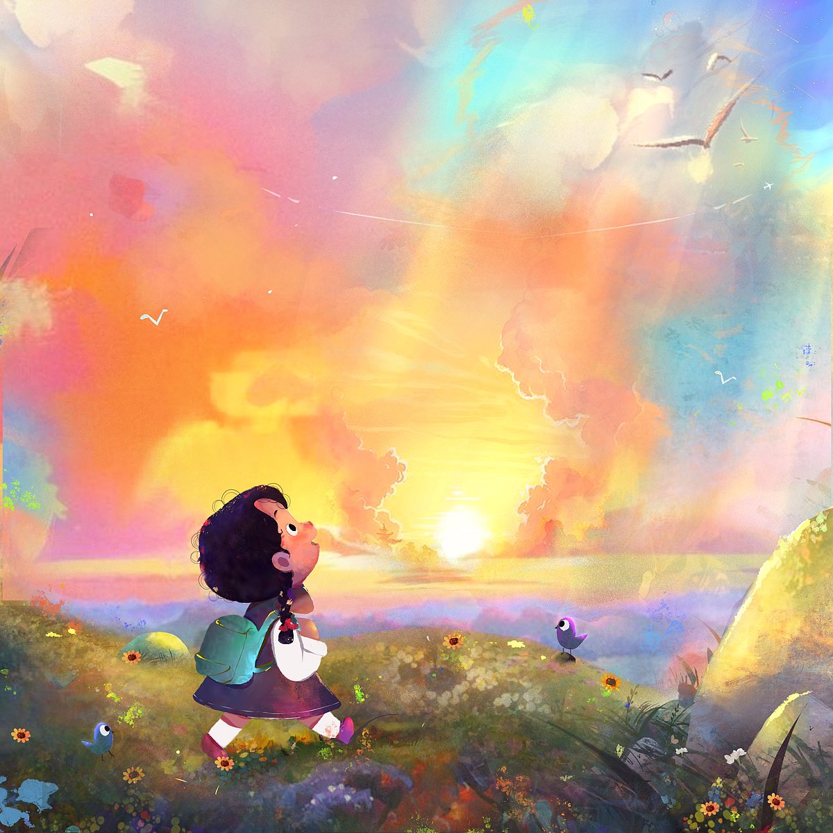 Sharing Stories Through Vibrant Illustrations!