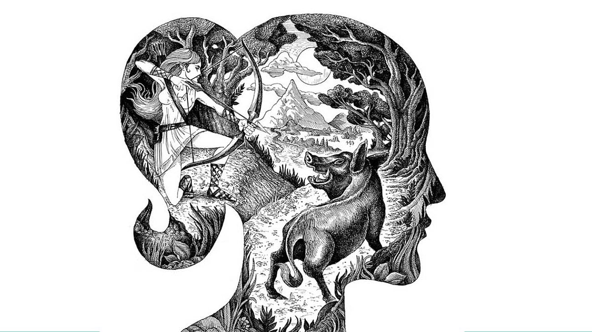 The Union of Pencil & Pen to Create Surreal Illustrations