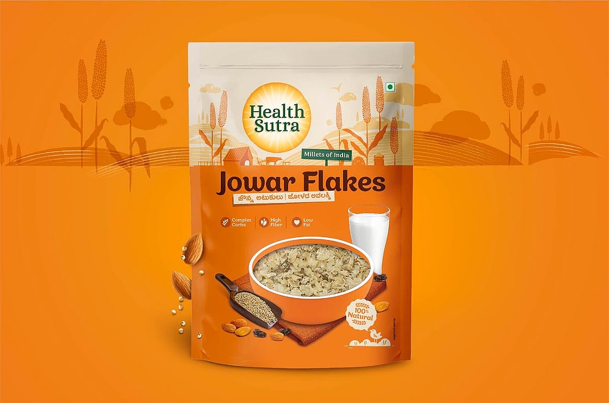 Healthy Indian Millets are Back! Health Sutra Brand Identity - Creative ...