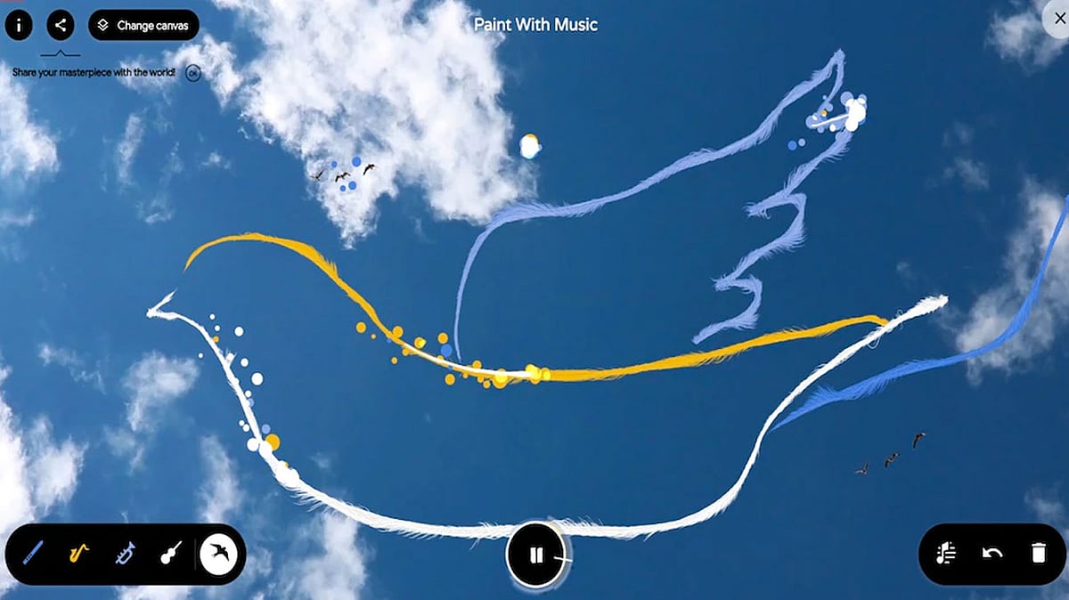 Google: A Collaboration of Music and Painting!
