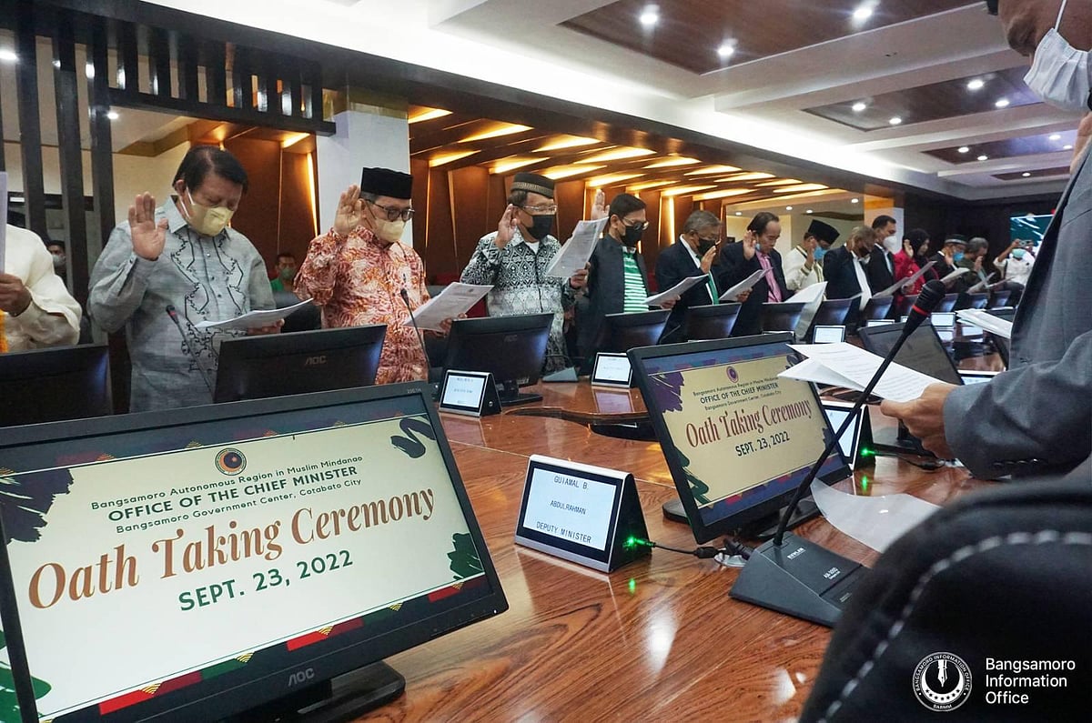 New set of BARMM officials inducted