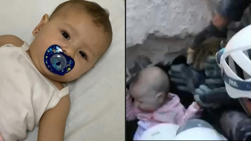 ‘Miracle’ in Jordan as baby pulled alive from collapsed building