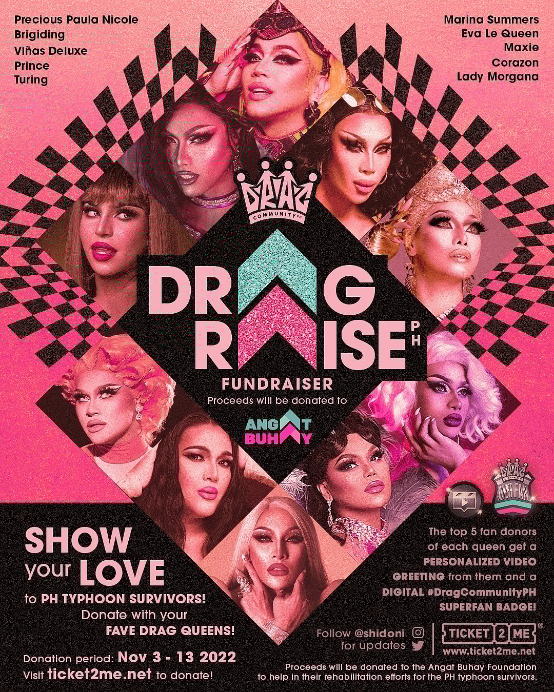 Drag community and fans hold fundraiser