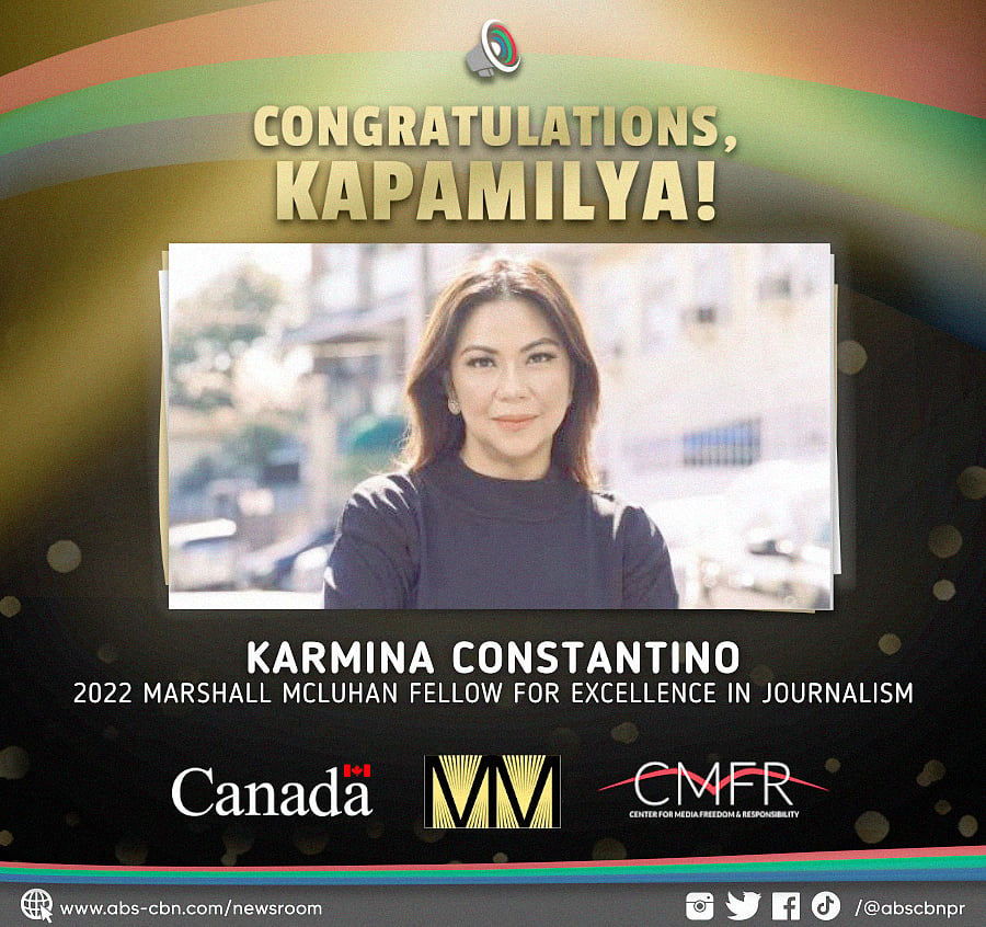 Karmina Constantino bags fellowship for excellence IN journalism
