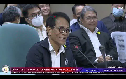 CA confirms Acuzar as Housing chief