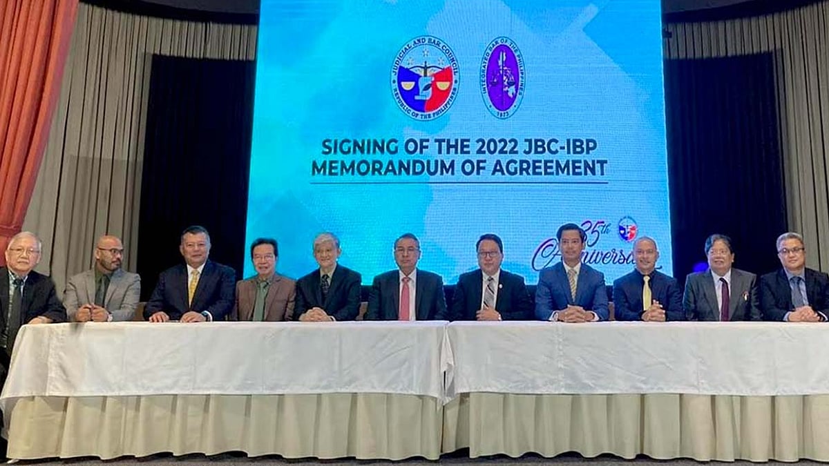 IBP, JBC sign MoA vetting applicants