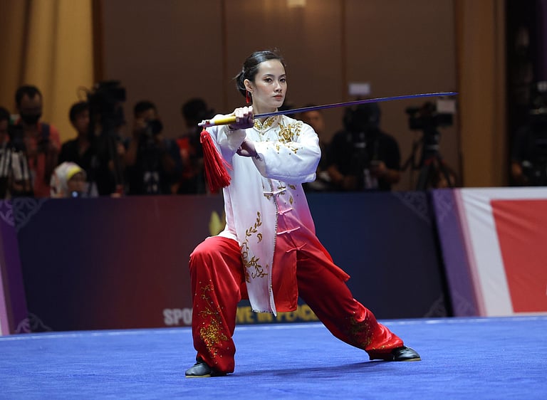 Stacked wushu schedule for Wong