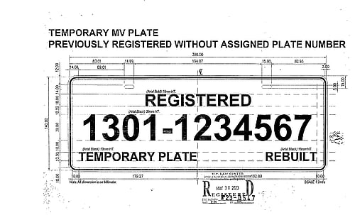 LTO issues latest guidelines on temporary, improvised plates