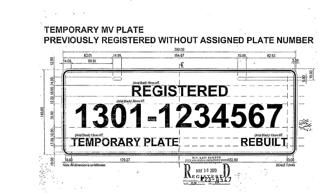 LTO issues latest guidelines on temporary, improvised plates