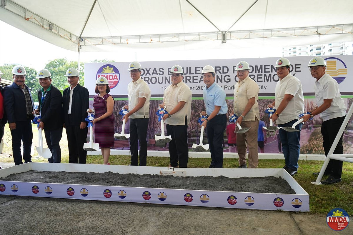MMDA leads Roxas Blvd. promenade groundbreaking