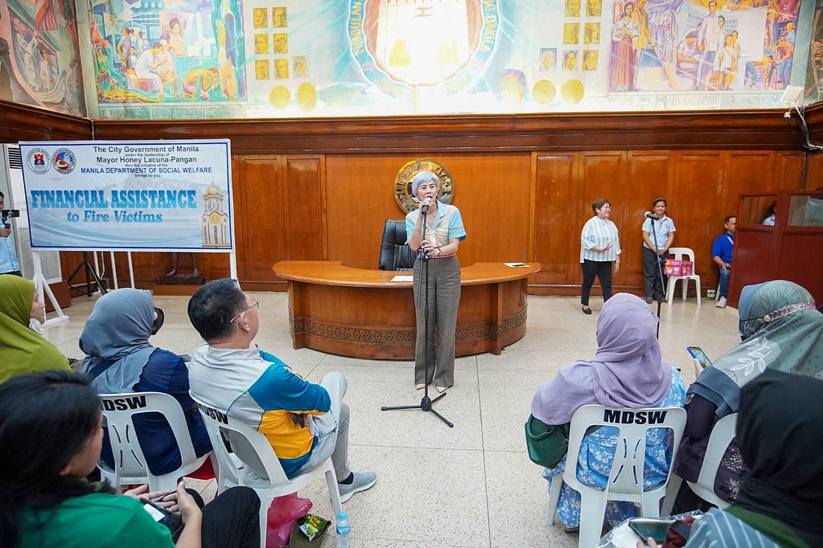 Manila fire victims obtain Lacuna aid