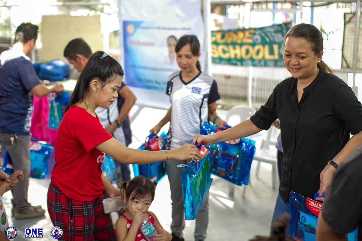 Books before uniforms for Cainta students