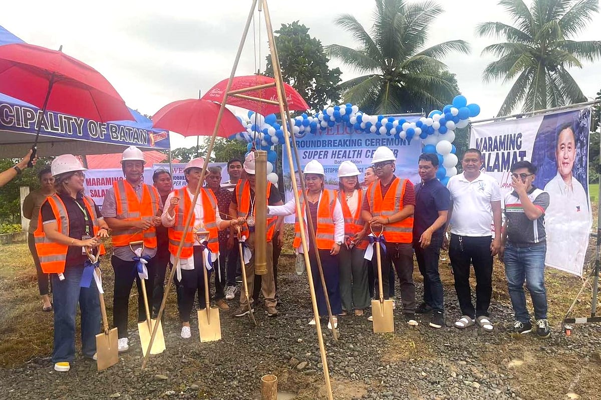 Super Health Center breaks ground in Batan