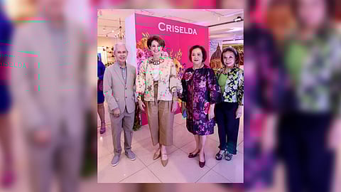 Paying tribute to Criselda, Rustan’s bestselling iconic fashion designer