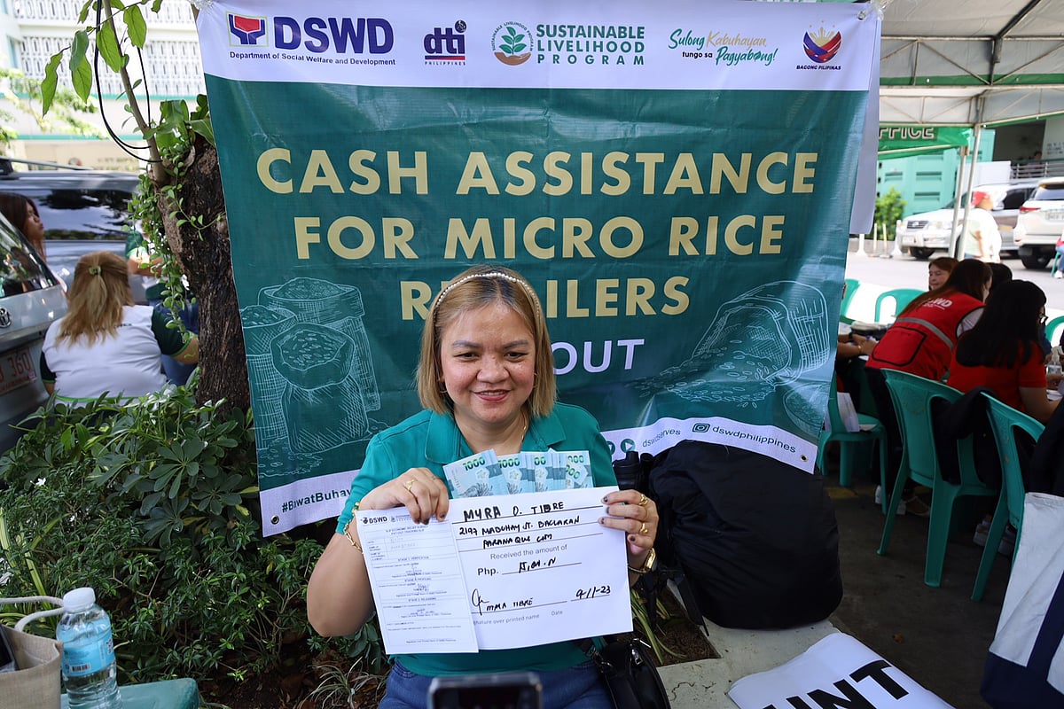 SLP cash payouts for micro rice retailers continue in NCR, Zambo del Sur