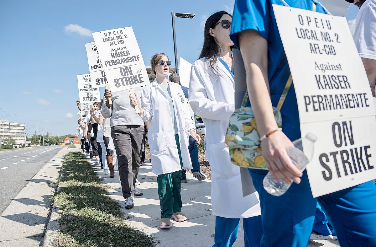 75,000 U.S. health workers on strike