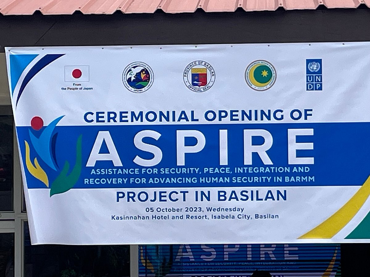 Opening Ceremony for the Assistance for Security, Peace, Integration ...