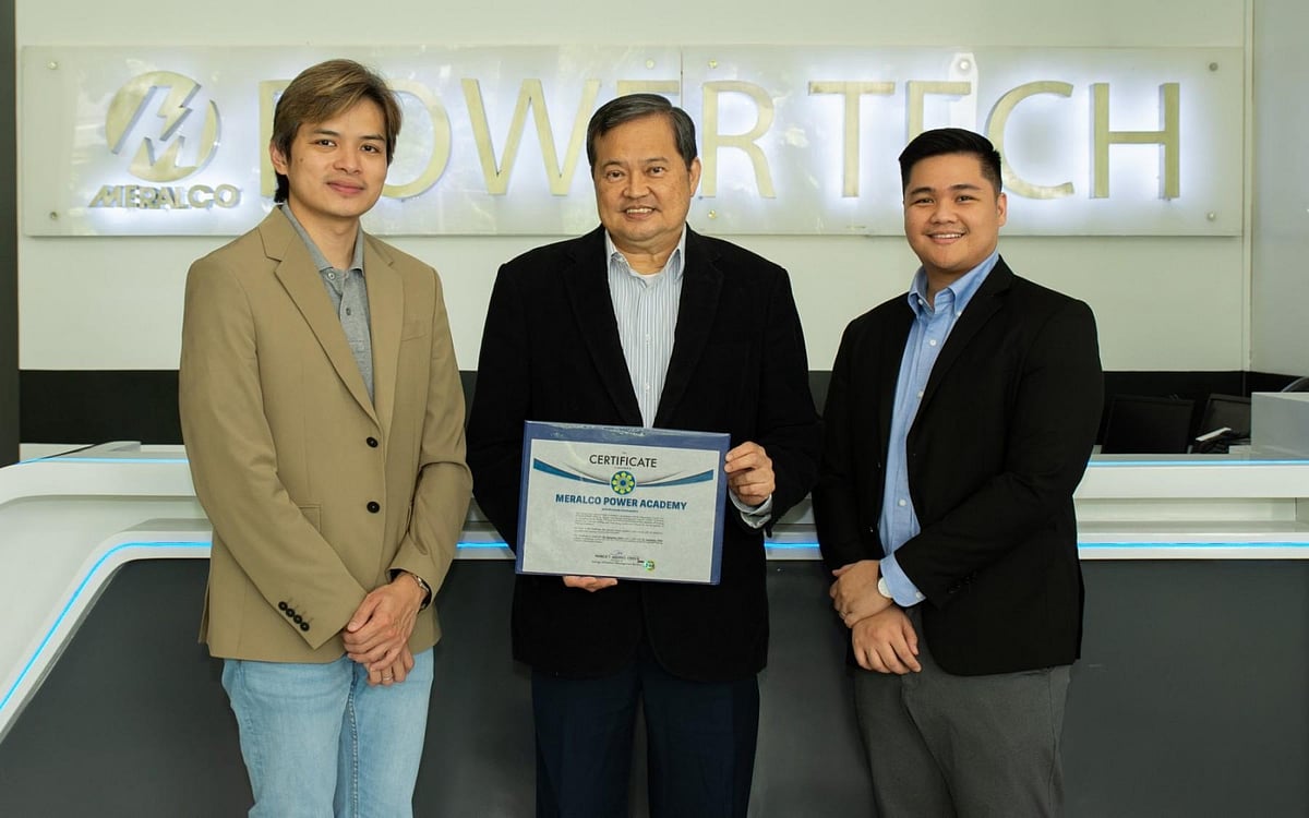Meralco Power Academy certified to train energy professionals