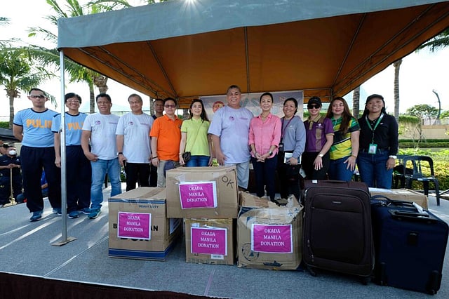 Okada Manila joins coastal cleanup, donation drive