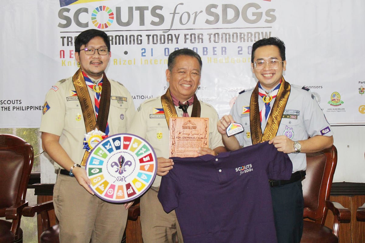 Filipino scouts come together for SDGs, sustainable future