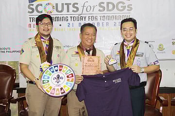 Filipino scouts come together for SDGs, sustainable future