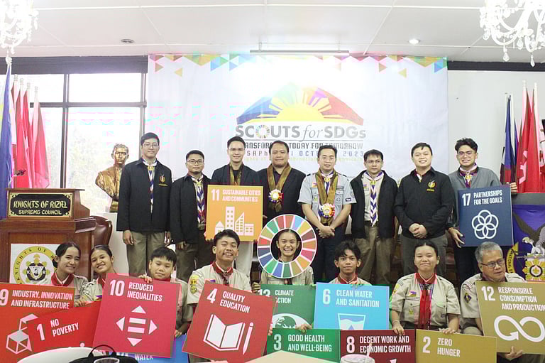 Filipino scouts come together for SDGs, sustainable future
