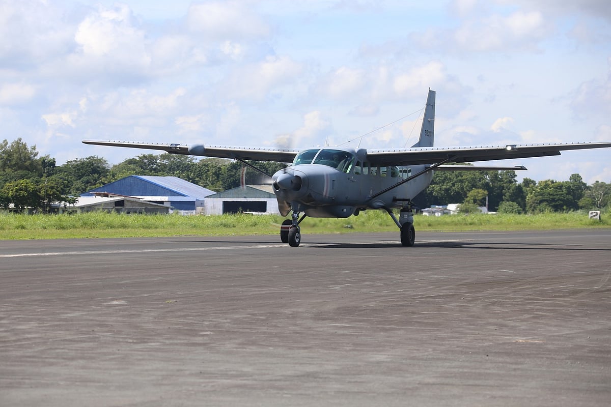 PAF Cessna surveillance aircraft makes emergency landing after catching ...