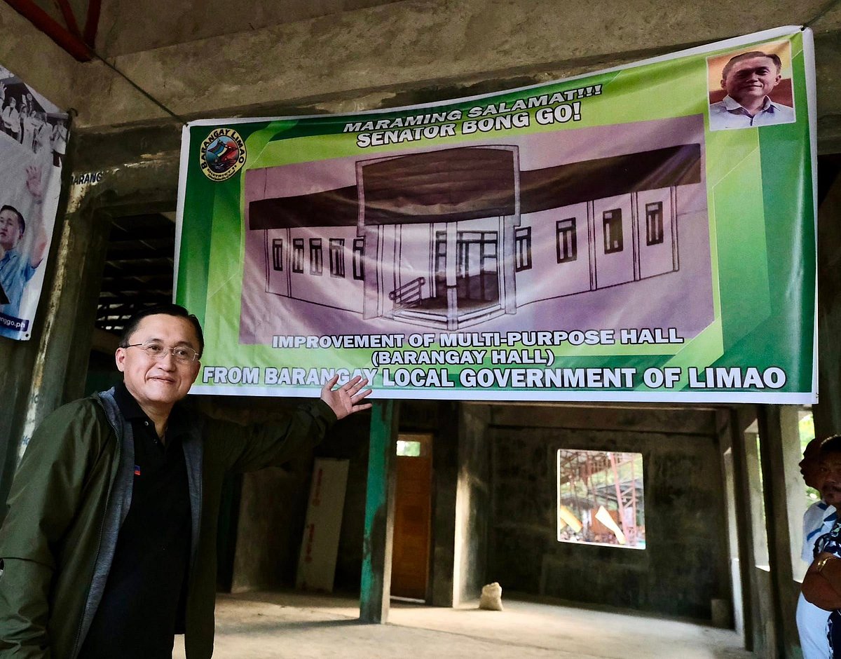 SBG inspects new multi-purpose building in Samal, Davao del Norte