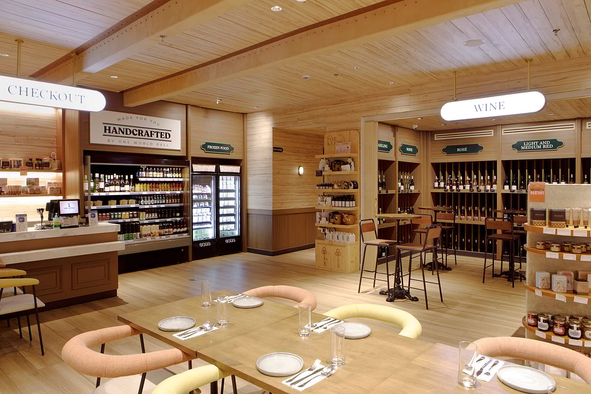 One World Deli opens a dining space by the bay in MOA Square