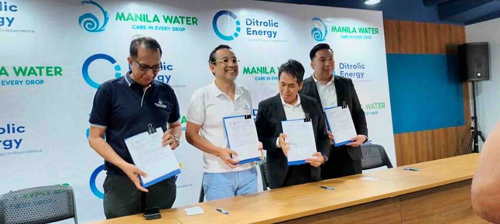 Manila Water, Ditrolic Phl ink solar power purchase agreement