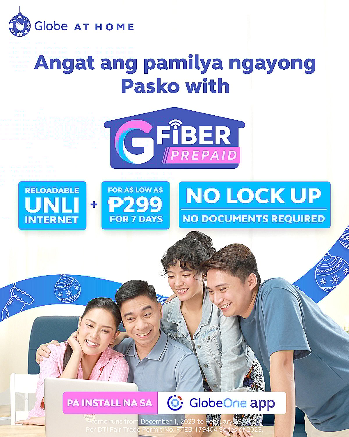 Globe GFiber Prepaid brightens holidays with exciting promos, freebies