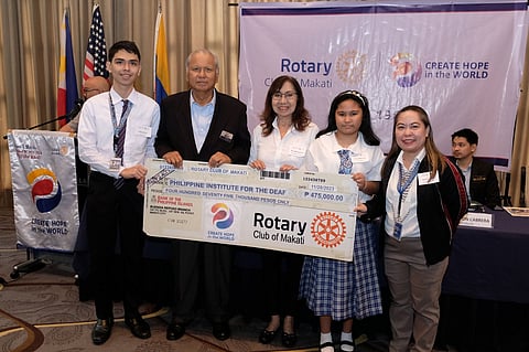 Deaf Institute raises professionals with aid from RC Makati