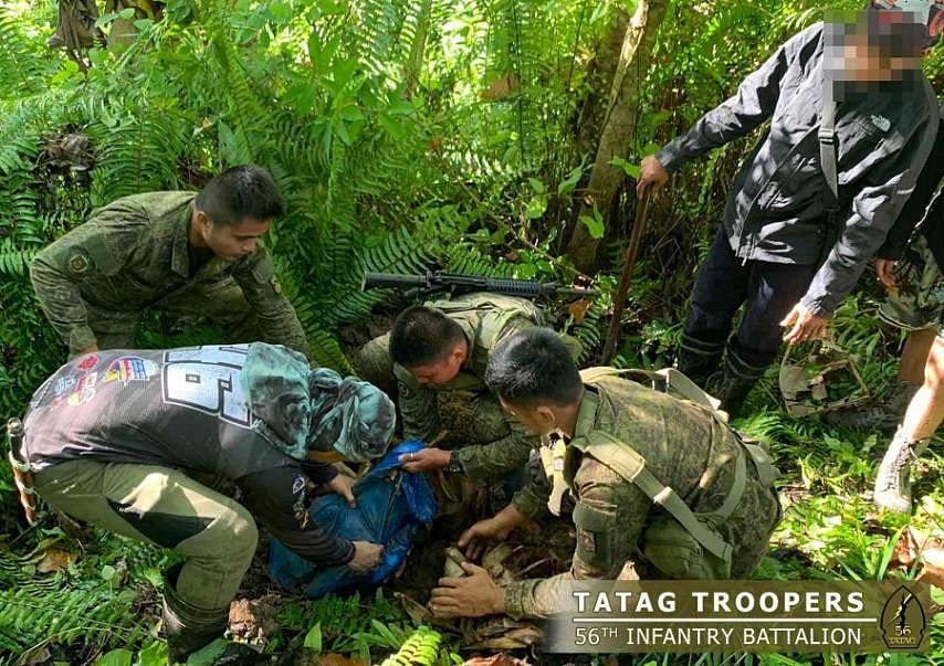 Army recovers NPA arms cache in DavNor town
