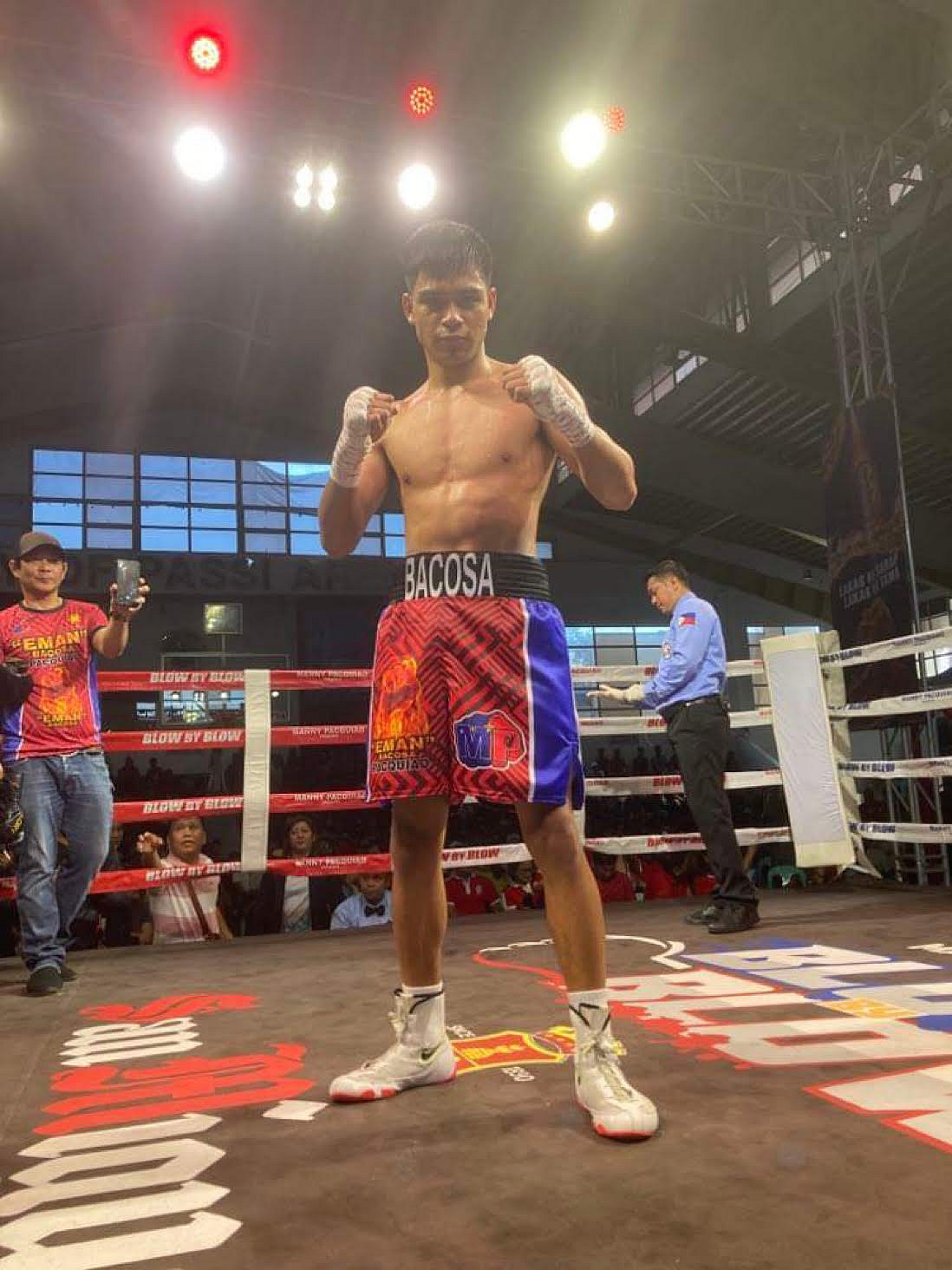 Pacman son wins by KO