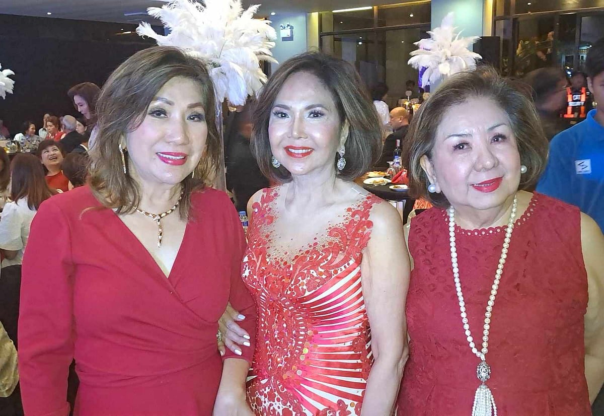 Birthday Boy Sonny Tanchanco welcomes guests to his Magallanes home