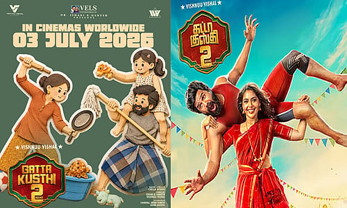 Vishnu Vishal's "Gatta Kusthi 2" film teaser crosses 1 crore views | 1 ...
