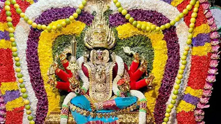 மேல்மலையனூர் அங்காளம்மன் கோவிலில் அமாவாசை சிறப்பு வரிபாடு, Arulmigu ...