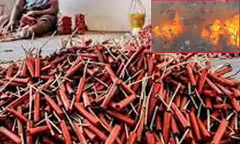 சிவகாசி அருகே பட்டாசு ஆலையில் பயங்கர வெடி விபத்து
