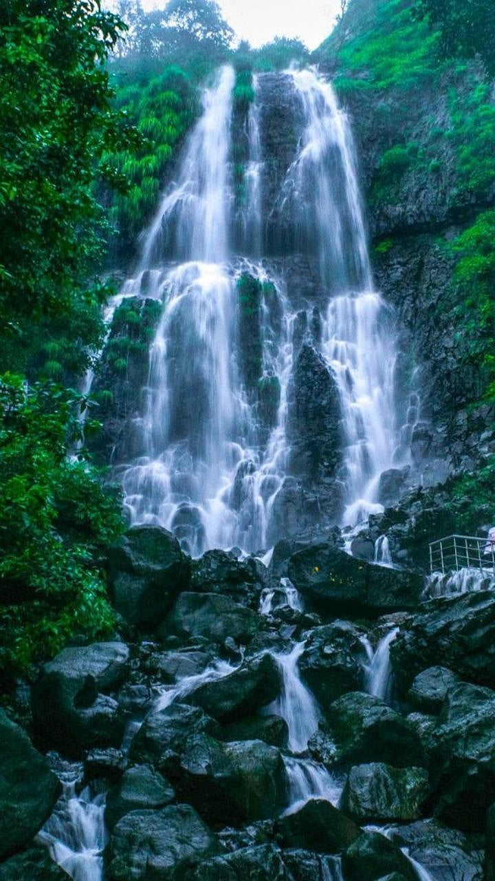 Amboli Waterfall: चला आंबोलीला.... धबधबा प्रावहित | Amboli Waterfall ...