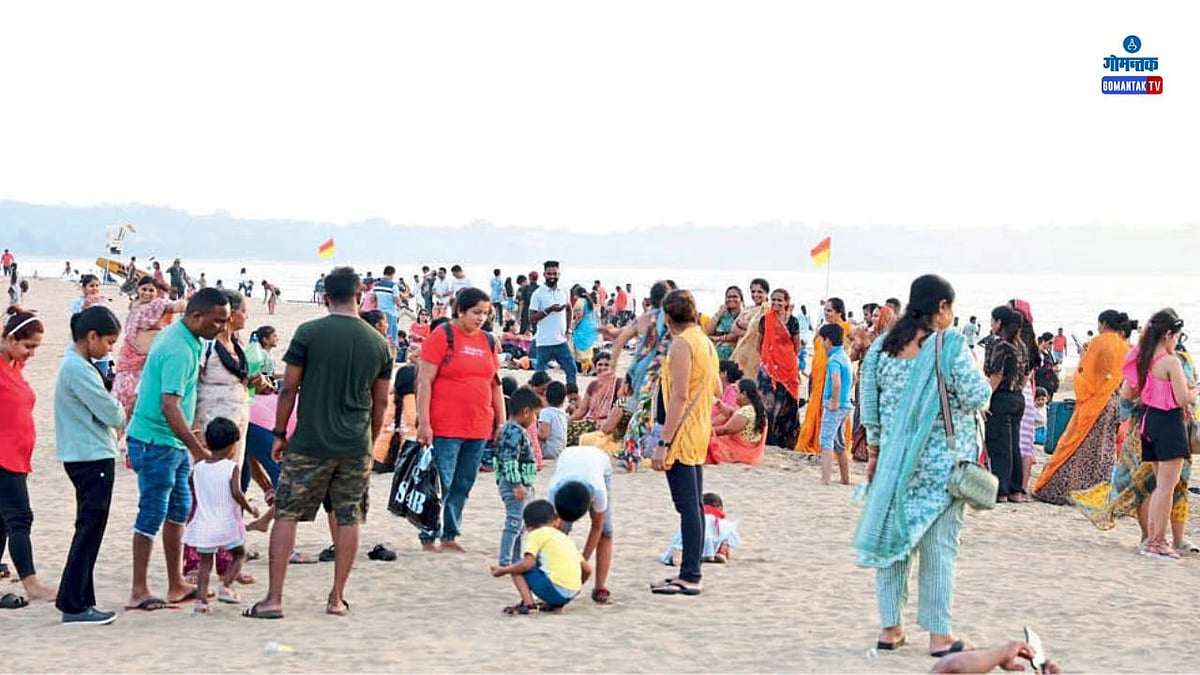 Goa Tourism: दिलासा! गोव्यात तुडुंब गर्दी; शॅकमालक सुखावले |goa New ...
