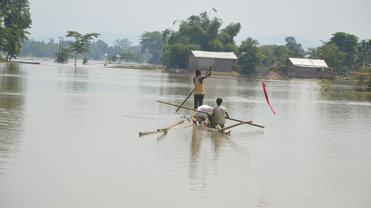 Assam Flood Risk: Satellite Data Shows 10 Districts 50–80% Inundated ...