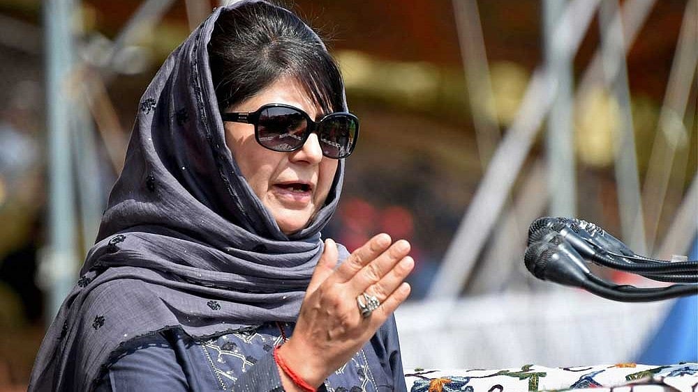 Mehbooba Mufti: AAP MLA Malik Detained to Divert Attention from ...