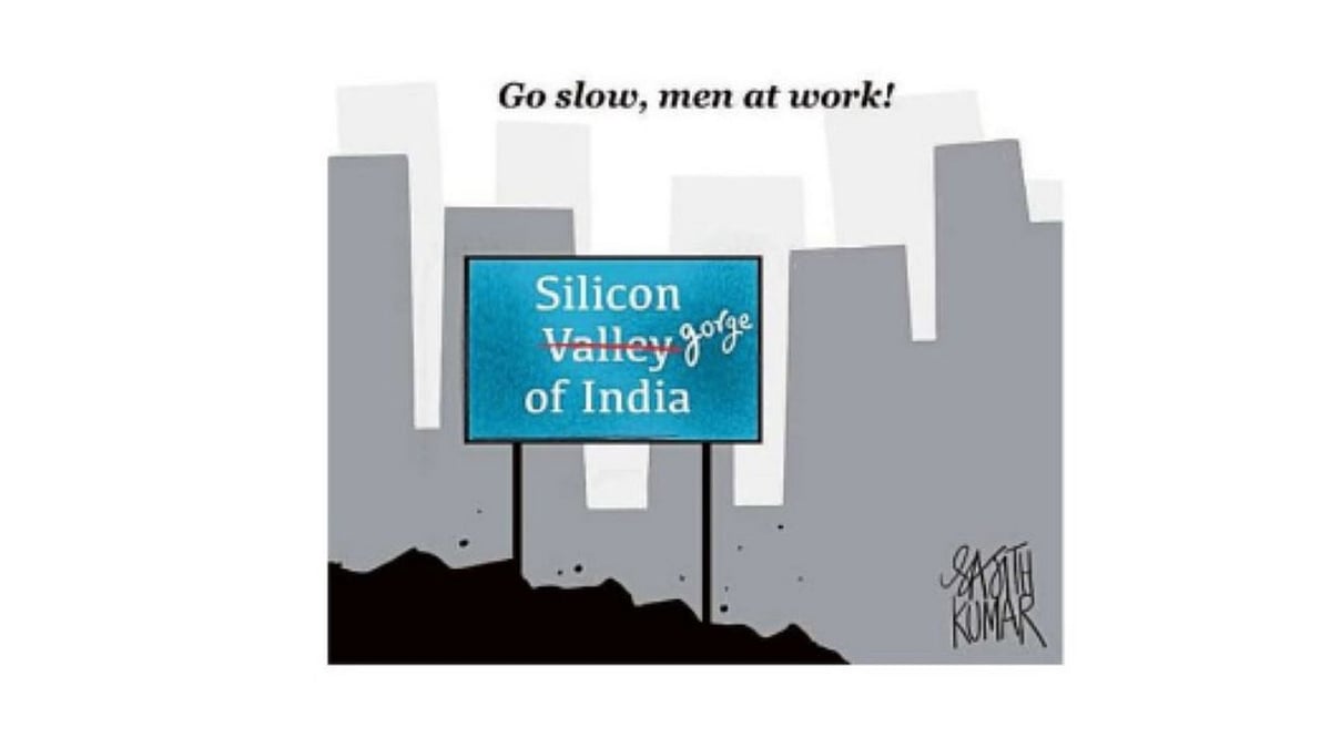 DH Toon | Go slow, men at work!