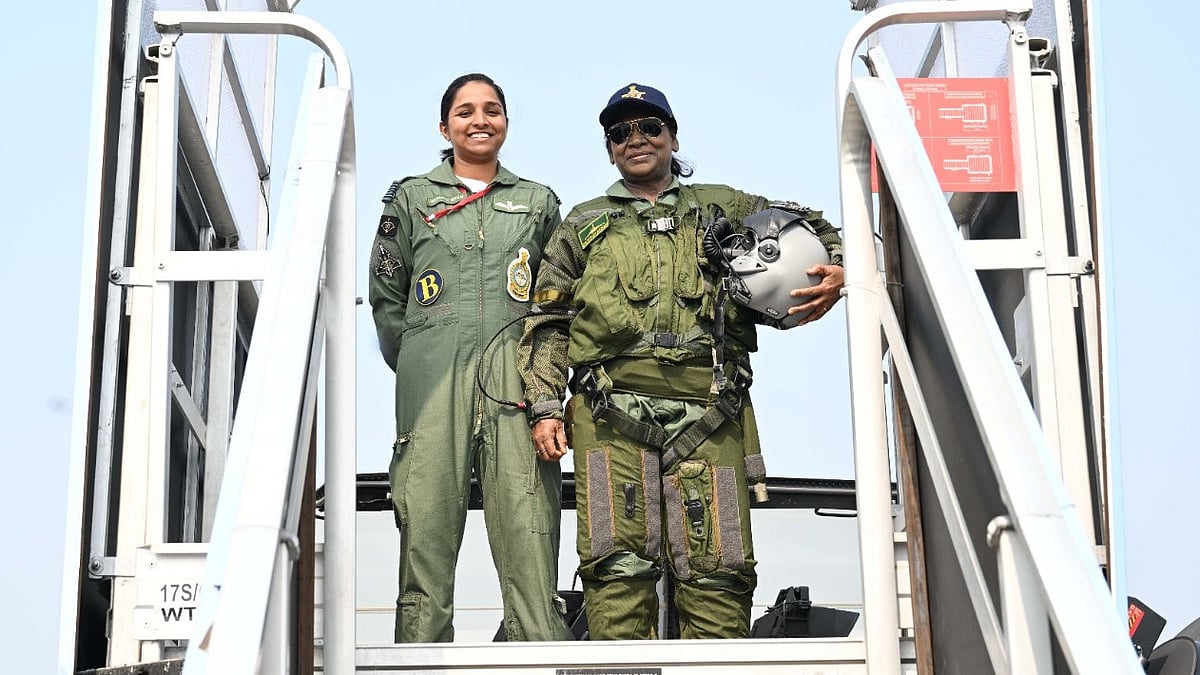 Watch | President Droupadi Murmu takes sortie in Rafale fighter jet