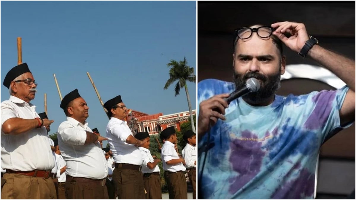 Kunal Kamra Sparks Row With RSS T-Shirt Post; BJP Warns of Police Action| Kunal Kamra ...