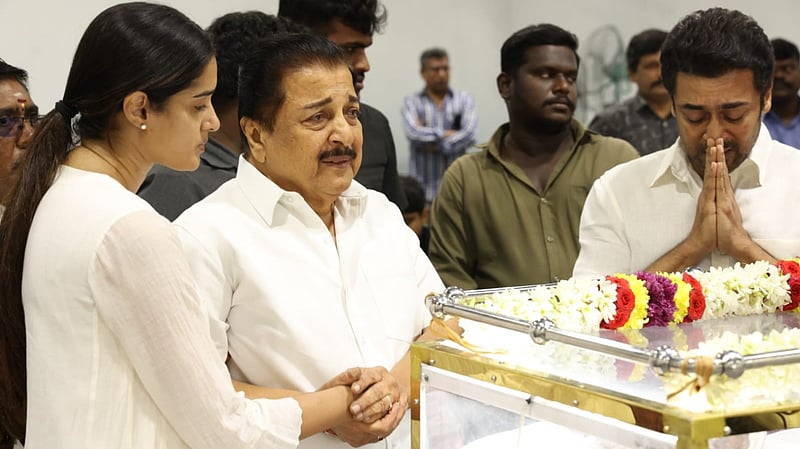 AVM Saravanan Funeral: CM Stalin, Rajinikanth, Suriya & Film Fraternity ...